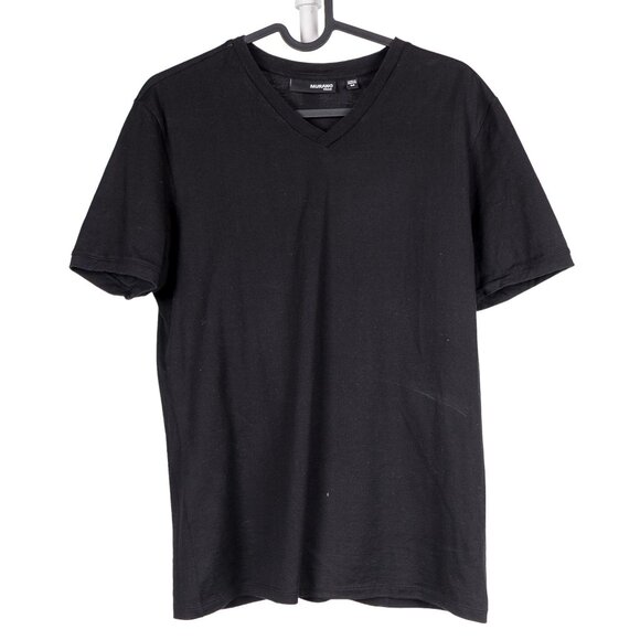 Murano | Shirts | Murano Fitted Tshirt M Mens Black Vneck Short Sleeve ...